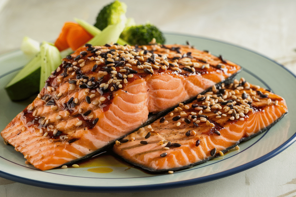 Sesame Grilled Salmon That Slaps: Crispy Edges, Caramelized Glaze, Zero ...